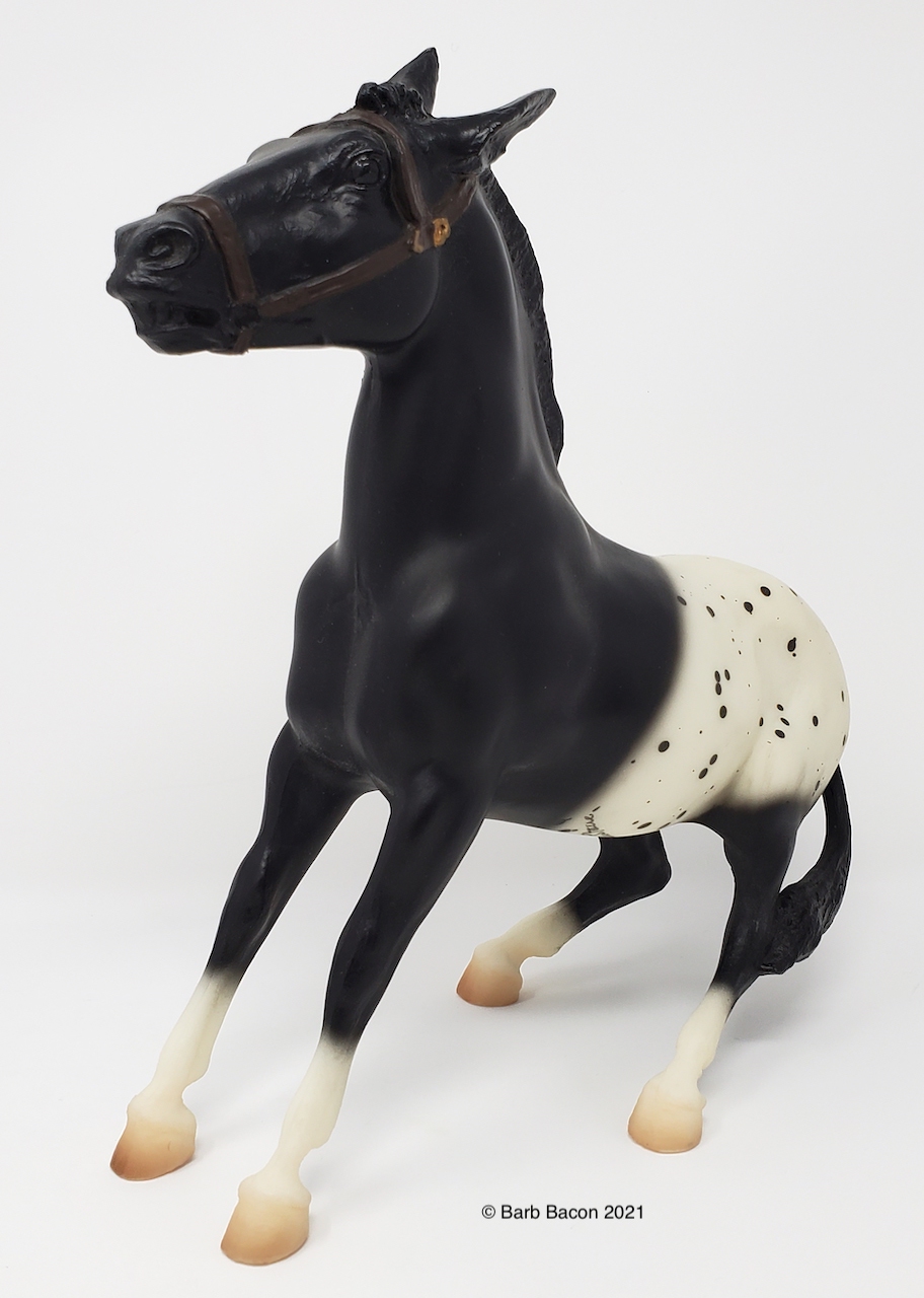 Balking Mule - Black Blanket Appaloosa | BreyerHorseRef