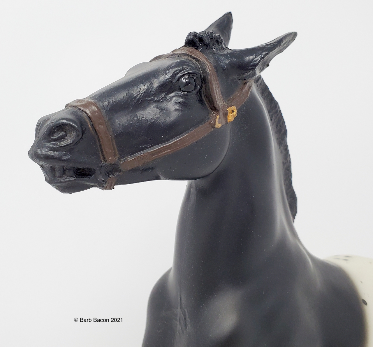 Balking Mule - Black Blanket Appaloosa | BreyerHorseRef