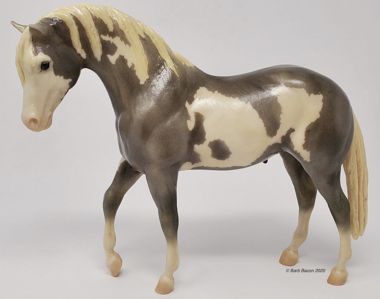 Grey Pinto Foundation Stallion - Custom | BreyerHorseRef