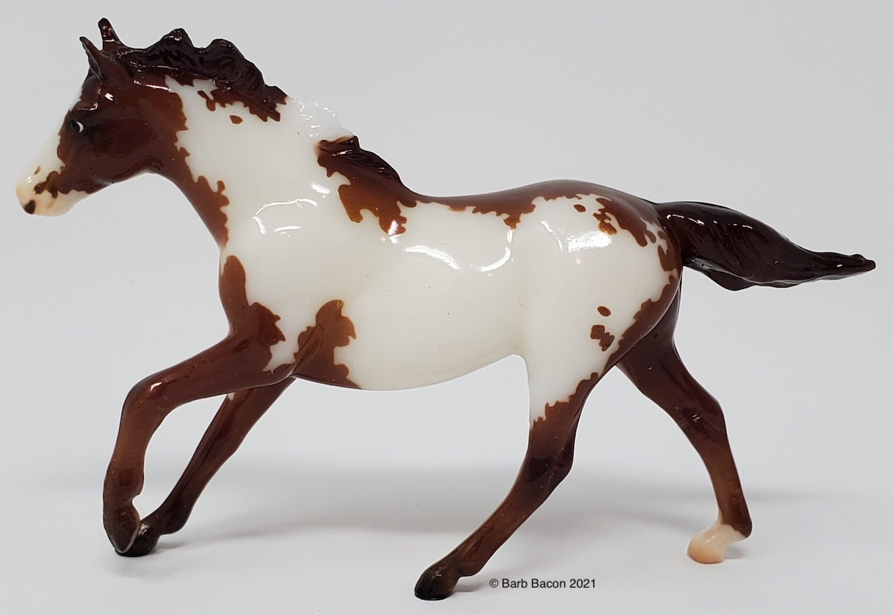 SM Seabiscuit: Liver Chestnut Pinto - Raider | BreyerHorseRef