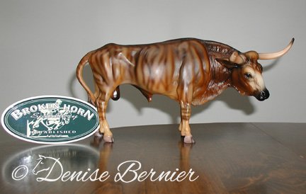 Charlie, Brindle Texas Longhorn | BreyerHorseRef