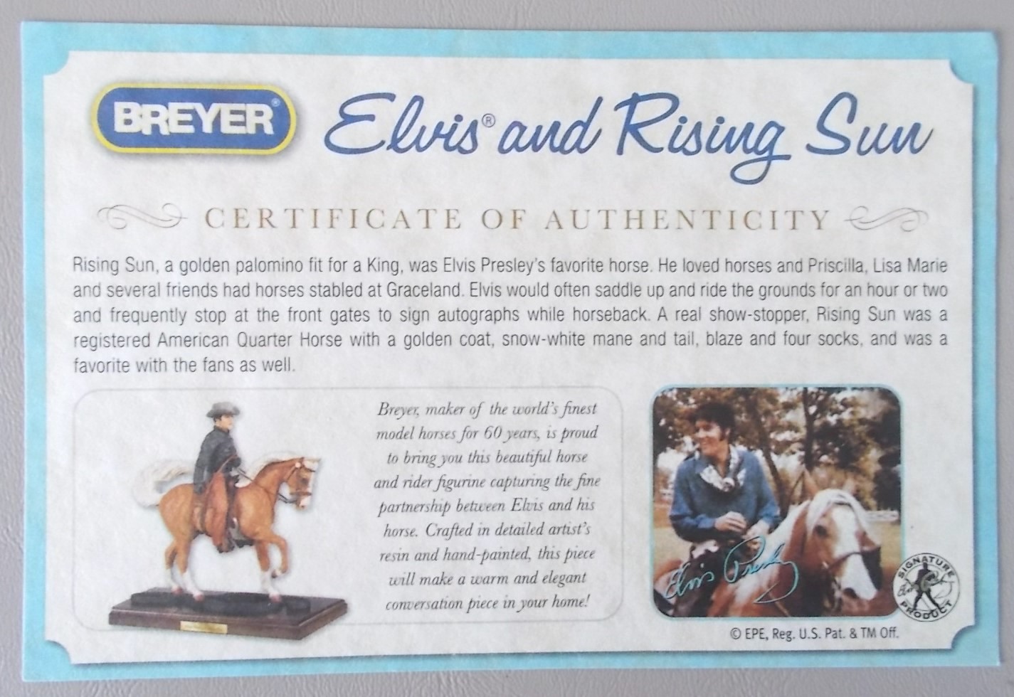 Elvis and Rising Sun: Harmony on Horseback | BreyerHorseRef