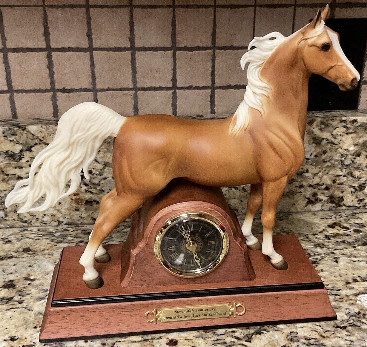 Breyer 50th Anniversary Mantelpiece Clock | BreyerHorseRef