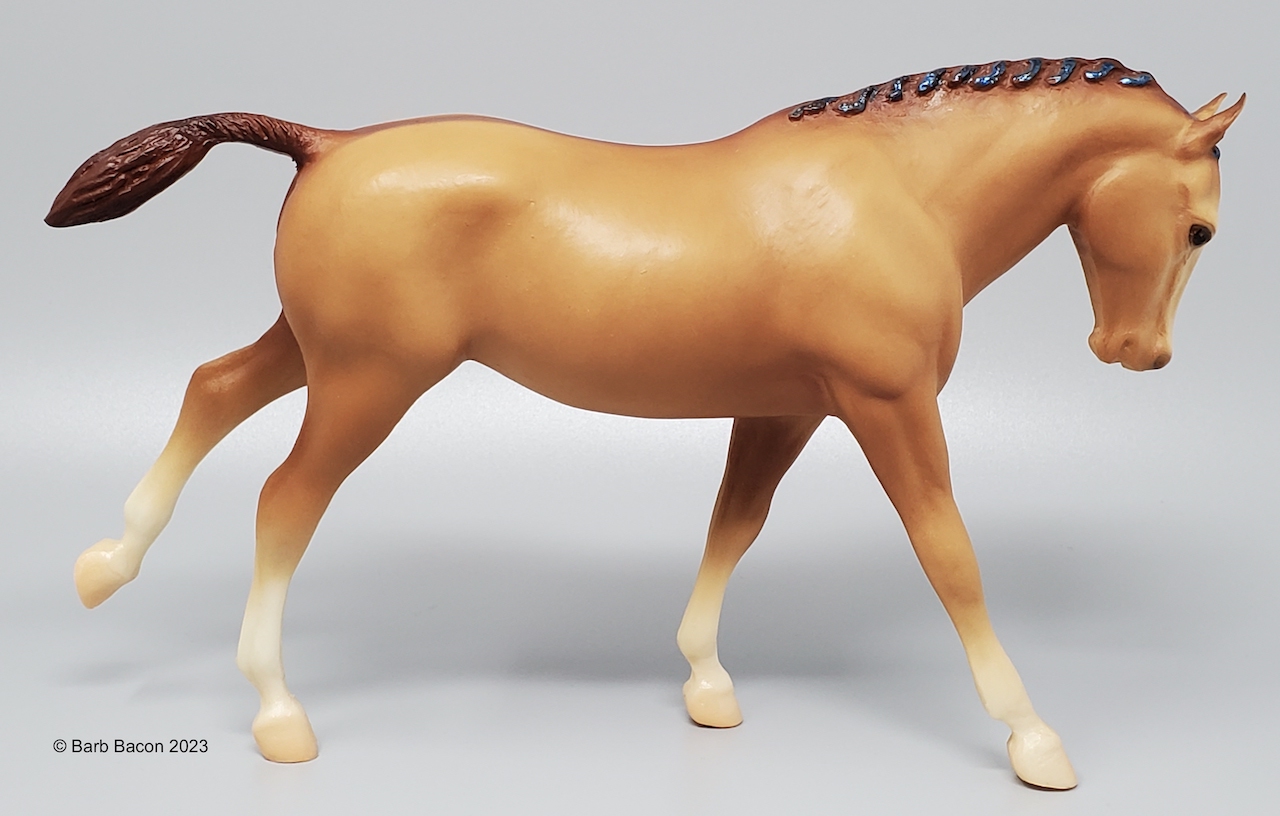 Cantering Welsh Pony: Red Dun - Small World | BreyerHorseRef