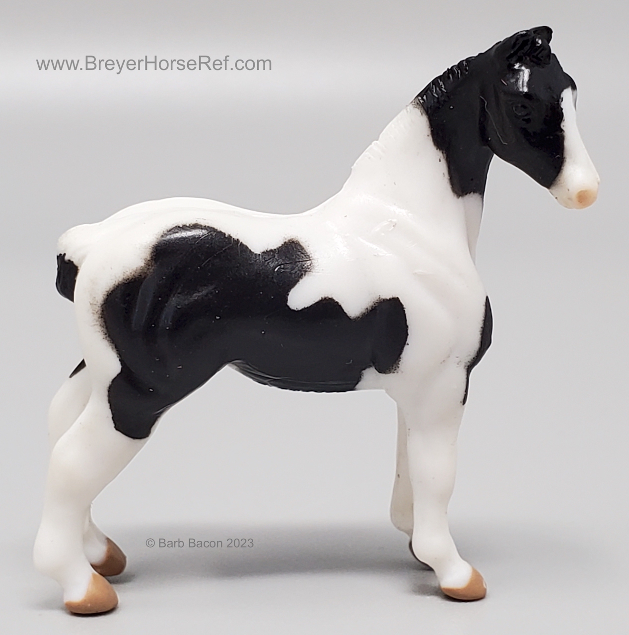 MW Show Pose Draft: Black Pinto - Draft Set | BreyerHorseRef
