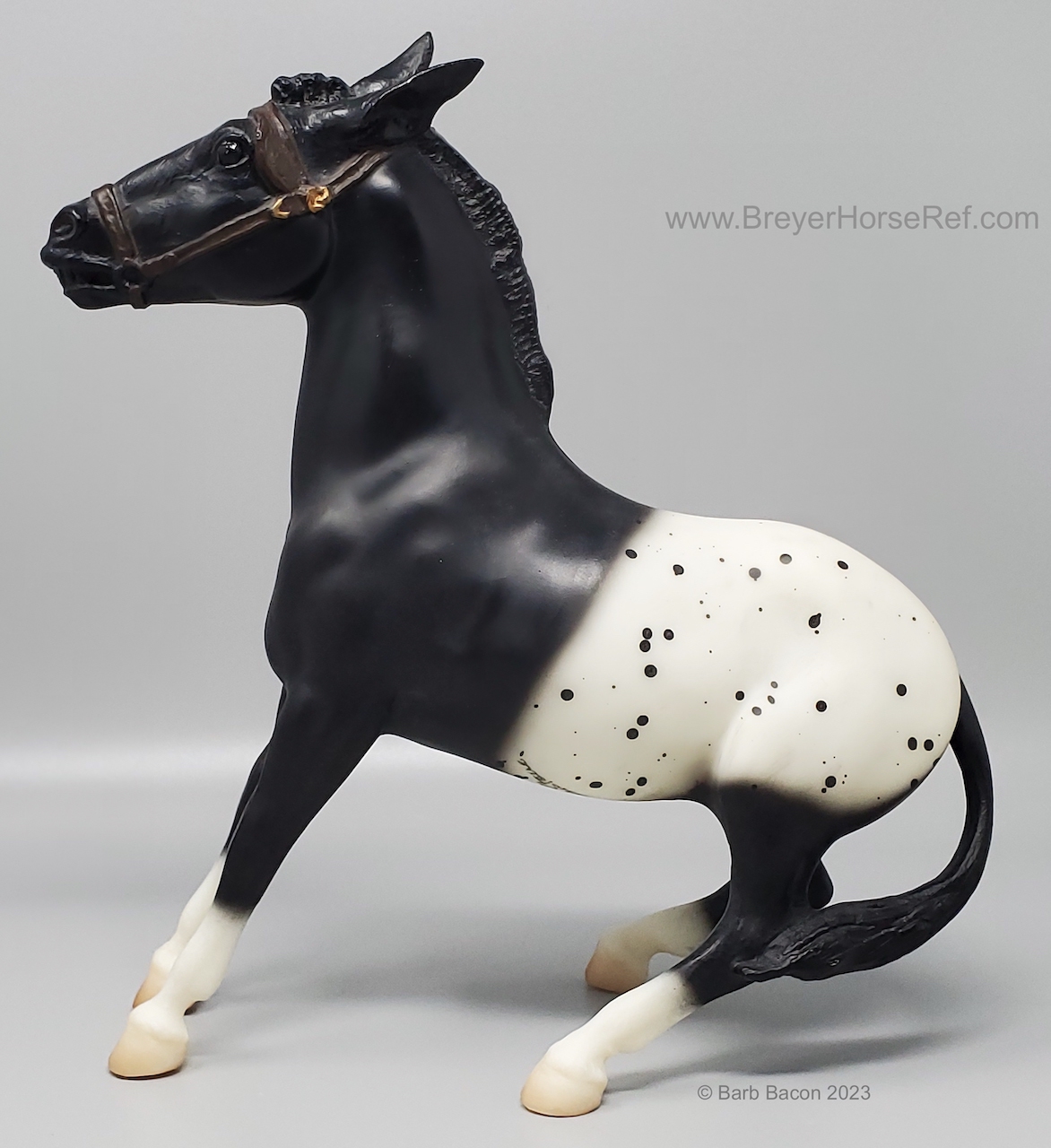 Balking Mule: Black Blanket Appaloosa | BreyerHorseRef