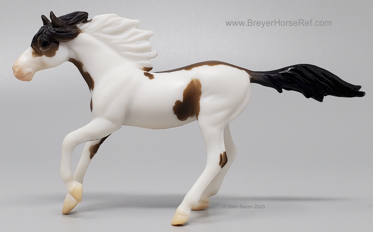 SM Running Mare: Grulla Pinto - Mini Geronimo | BreyerHorseRef