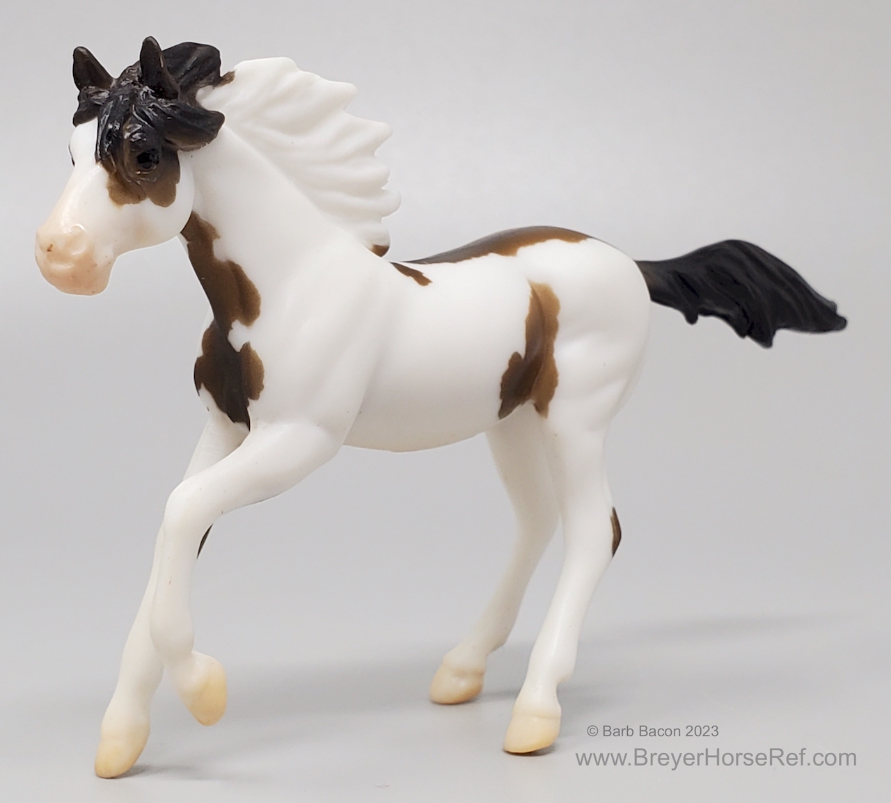SM Running Mare: Grulla Pinto - Mini Geronimo | BreyerHorseRef