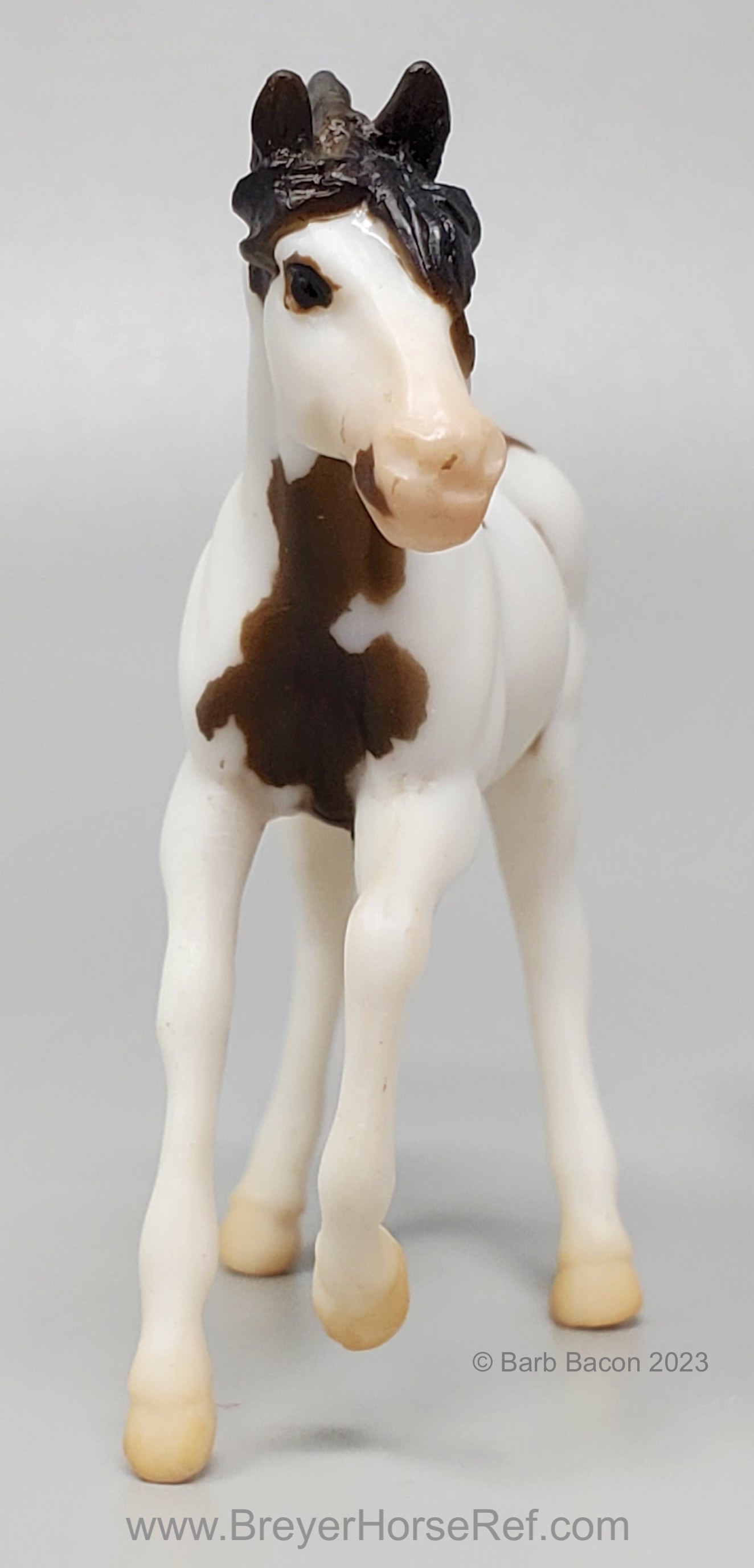 SM Running Mare: Grulla Pinto - Mini Geronimo | BreyerHorseRef
