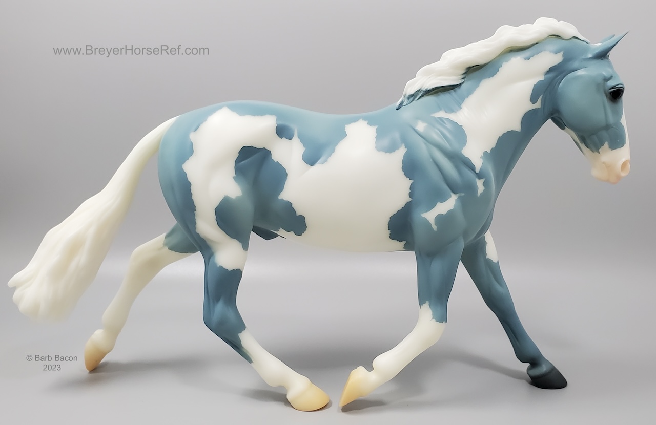 Rotating Draft Surprise: Wedgewood Blue Pinto | BreyerHorseRef