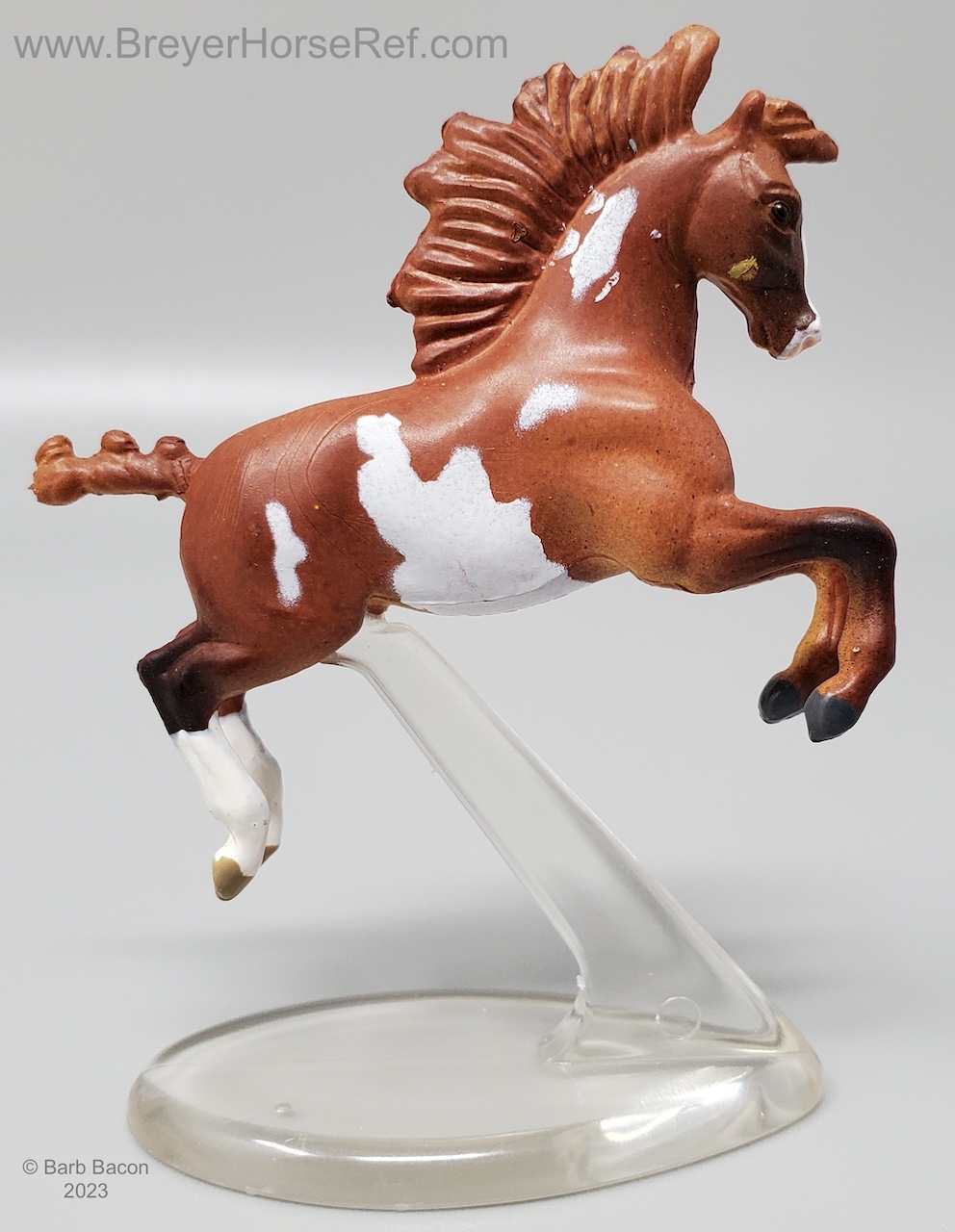 MW Leaping Lipizzan: Chestnut Pinto - Circus City Play Set | BreyerHorseRef