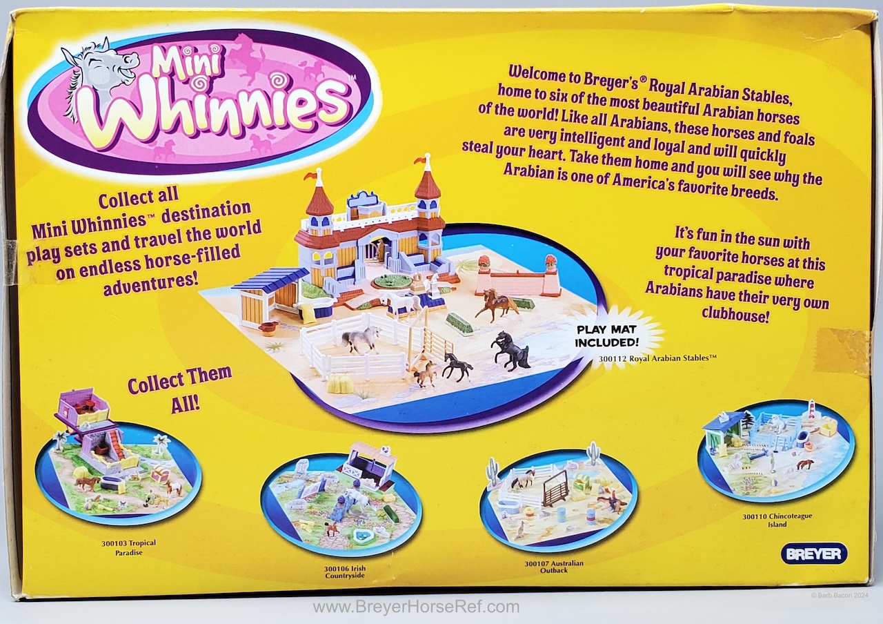 MW Walking Arabian: Flea-Bit - Royal Arabian Play Set | BreyerHorseRef