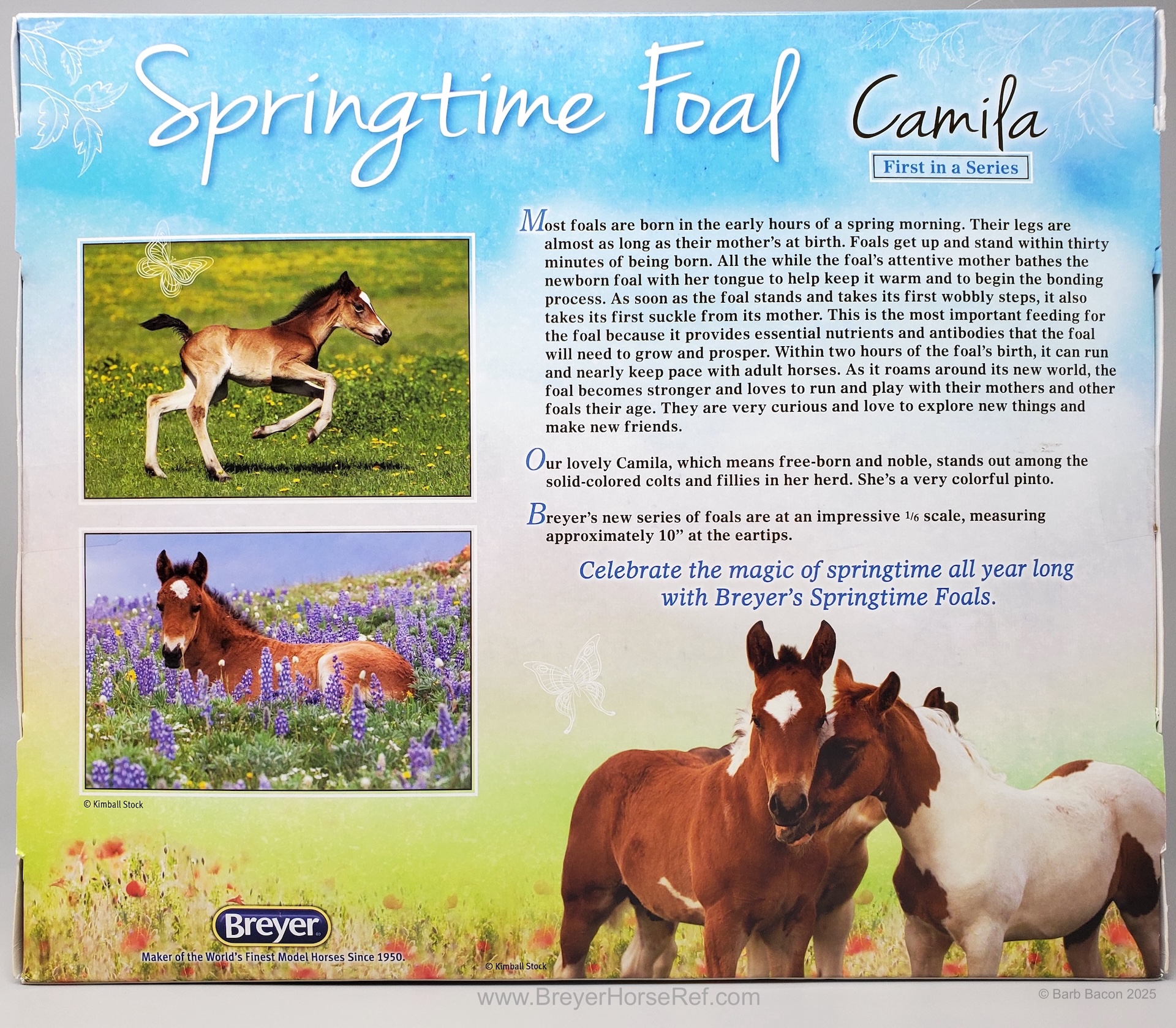 Camila Springtime Foal - Minimal Overo | BreyerHorseRef